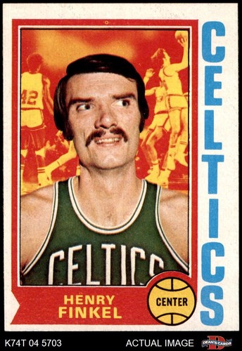 1974 Topps #118 Henry Finkel Celtics Dayton 6 - EX/MT | eBay