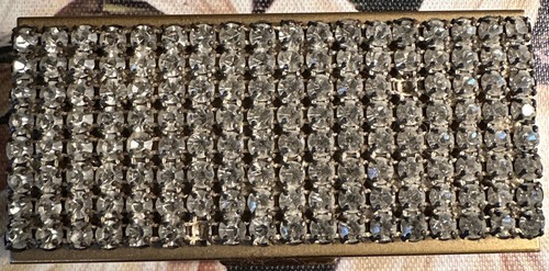 Vtg Trickettes By Weisner Of Miami-Rectangle Compact/Box-w/Rows Of ...