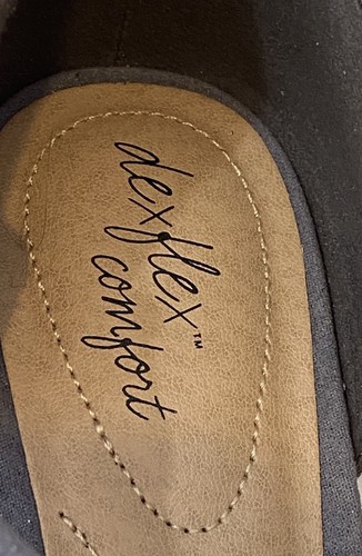 NWT Dexflex Comfort By Dexter Gray Open Toe Sandal Wedge Pumps Shoes ...