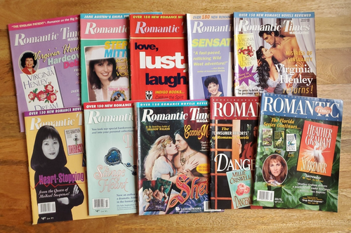 Lot of 10 issues ROMANTIC TIMES #155 to 168 - 1997-1998 magazines | eBay