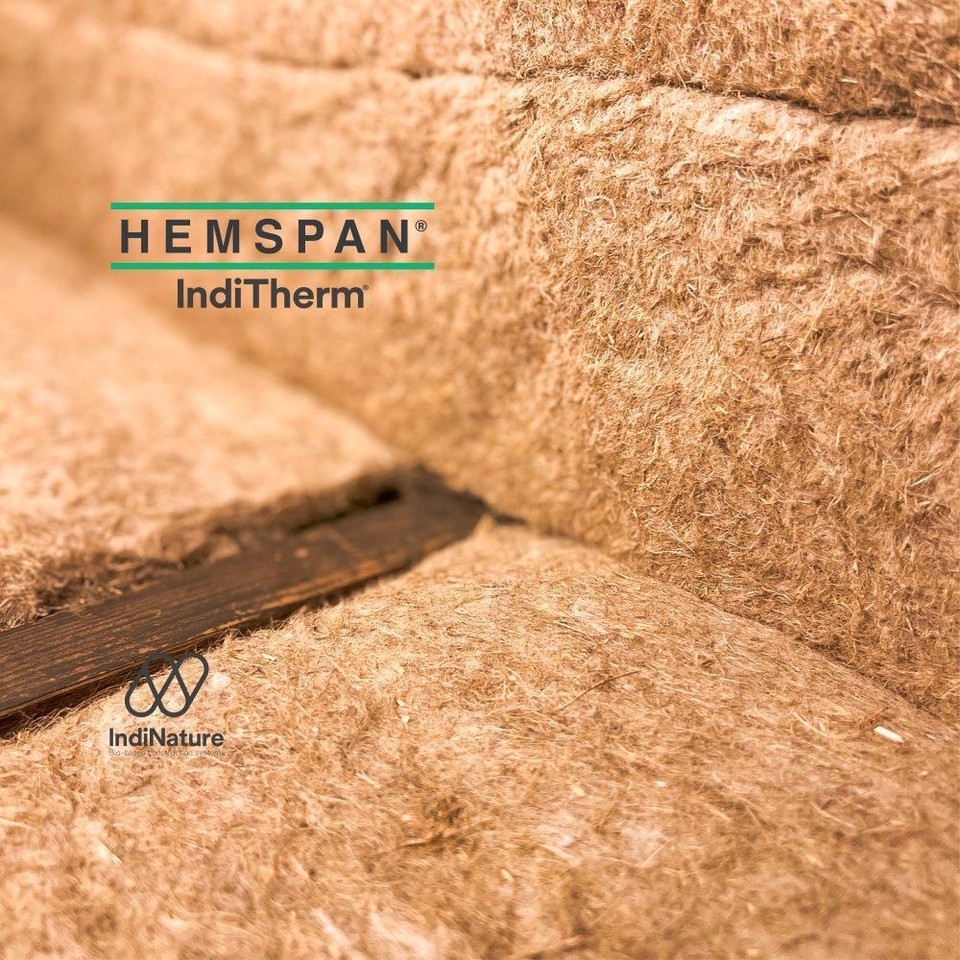 Hemspan IndiTherm Hemp Insulation 370mm (50mm Thick) 8 Batts | eBay UK