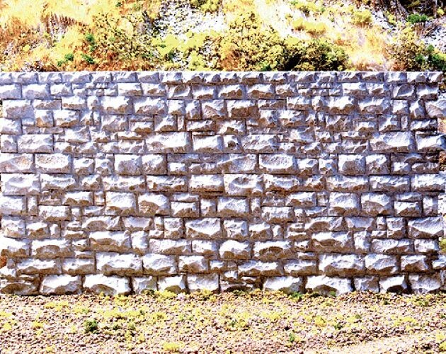 HO Scale Chooch 214-8304 Large Random Stone Retaining Wall | eBay