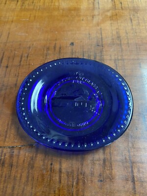 Boyd’s Crystal Art Glass 1992 Cambridge Ohio Blue Pin Plate | eBay