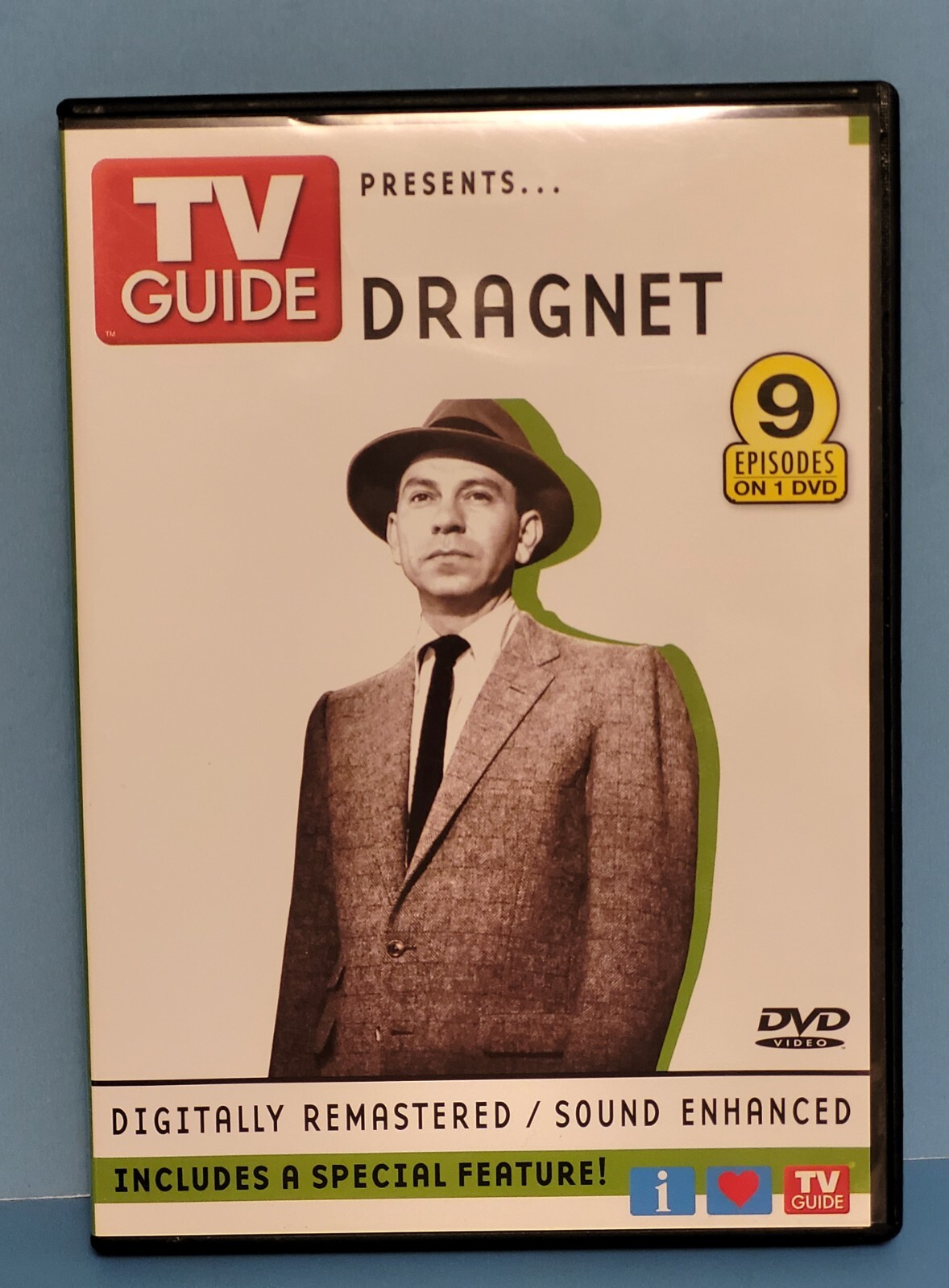 Dragnet TV Guide Presents Dragnet DVD Video 9 Episodes Crime Mystery ...