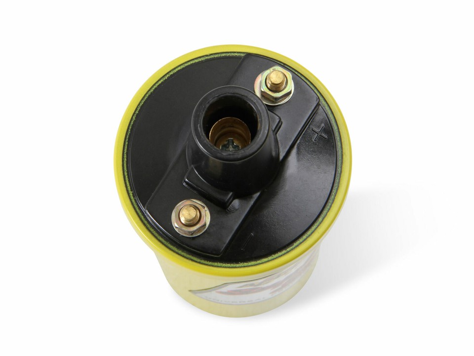 ACCEL 8140 ACCEL Ignition Coil - Yellow - 42000v 1.4 ohm primary ...