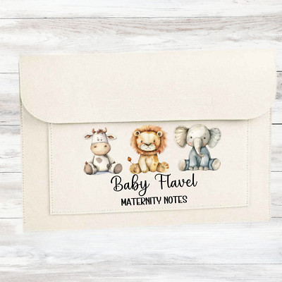 Personalised Baby Maternity Pregnancy Document Notes Folder,Felt ...