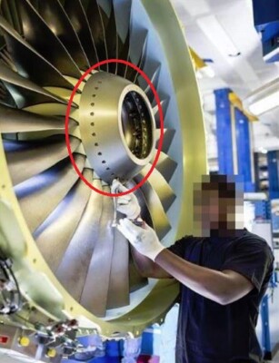 CFM56 Rear Spinner - Jet Engine / Jet Turbine Rear Spinner - VERY VERY ...