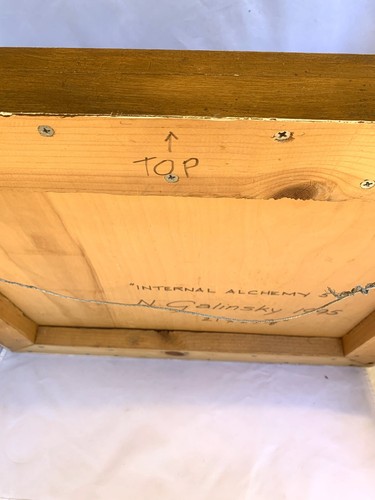 Norman Galinsky’s Signed Listed abstract geometric art Original ...