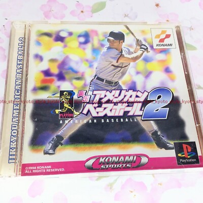 USED PS1 PS PlayStation 1 live American Baseball 2 95140 JAPAN IMPORT ...