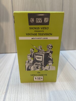 Shokus Video Presents Vintage Television On VHS | eBay