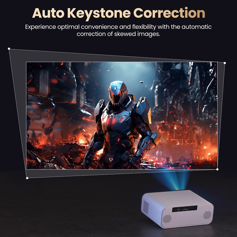 Hunkstar P3s Projector 4K Heimkino-Beamer,1920 x 1080P,Home Theater ...