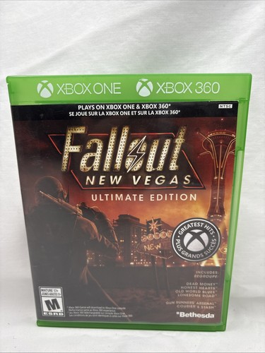 Fallout New Vegas: Ultimate Edition (Microsoft Xbox One, Xbox 360) No ...
