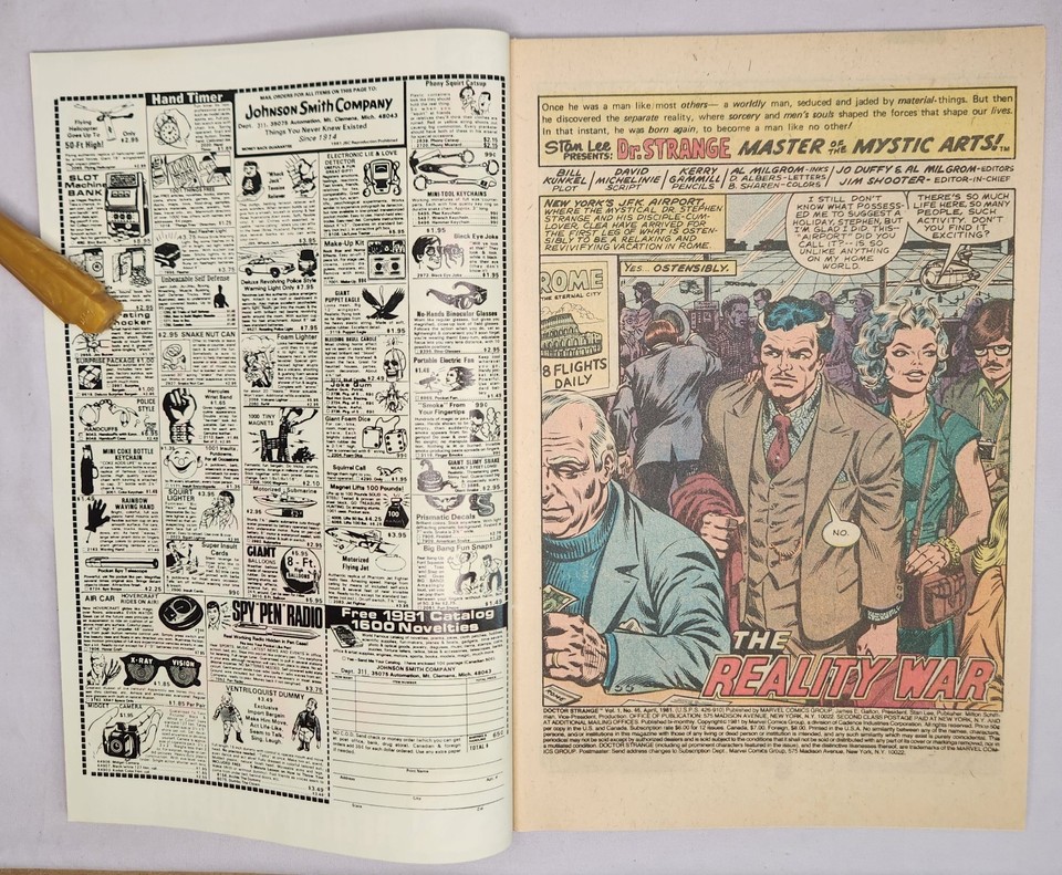 Dr. Strange #46 (VF/NM) 1981 Marvel Comics "The Reality War" **SUPER ...