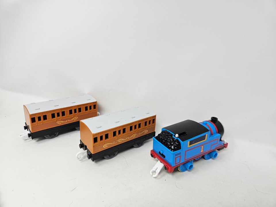 Thomas & Friends Trackmaster Plarail AEG Thomas Annie Clarabel Tank ...