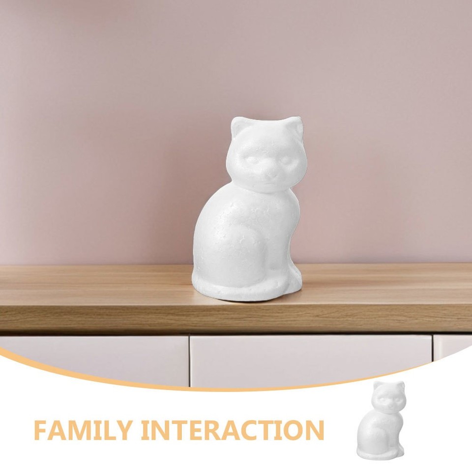 5 Pcs Unfinished Foam Block Craft Model Blank Creative Foams Embryos ...