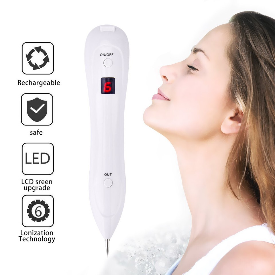 Laser Plasma Age Spot Pen Mole Warts Freckle Tattoo Removal Beauty Care ...
