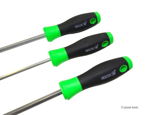 3-PC EXTRA LONG SCREWDRIVER SET – screwdrivers – long reach hand tools ...