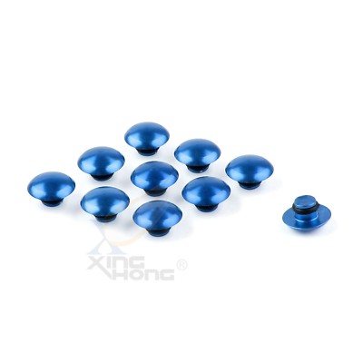 Blue Round bolt cap screw cover Blue For 8mm Allen bolts M8 | eBay