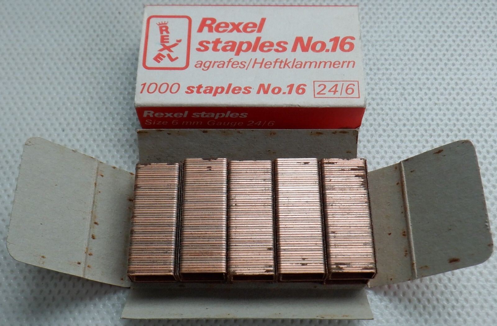 Vintage WEST GERMAN Stapler NOVUS ZUM + REXEL Staples Desktop Office ...