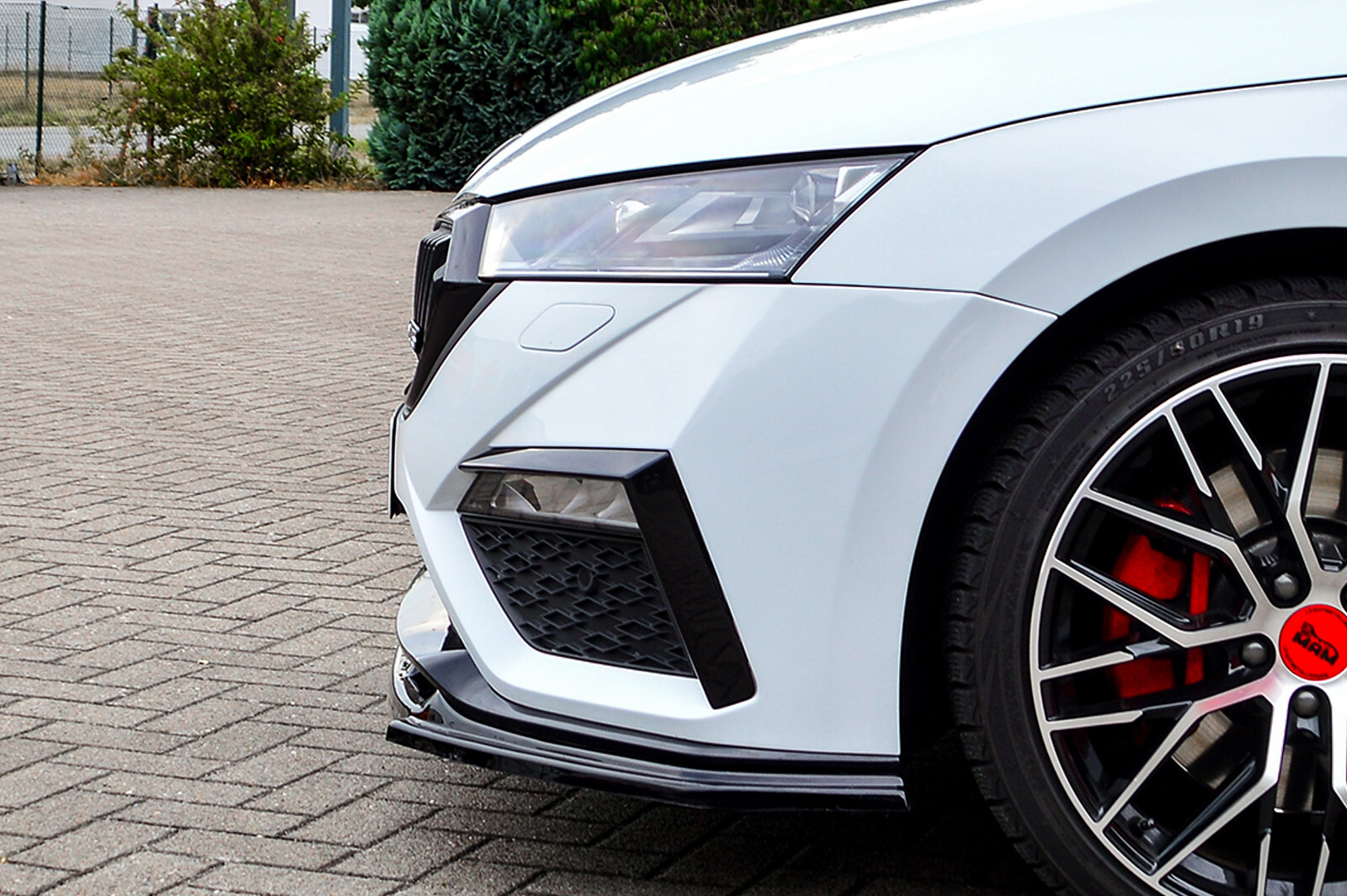 Frontspoiler Cuplippe Splitter aus ABS für Skoda Octavia RS NX in ...