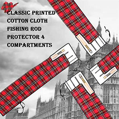 Maxcatch Fly Fishing Rod Bag Thicken Cotton Cloth Sock for 9ft 4pcs ...