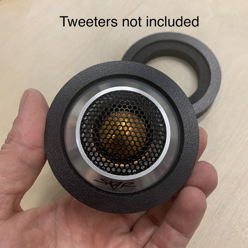 Flush Mount 2 Plastic Speaker Rings SKAR AUDIO SPX-T Tweeters 3" (Style ...