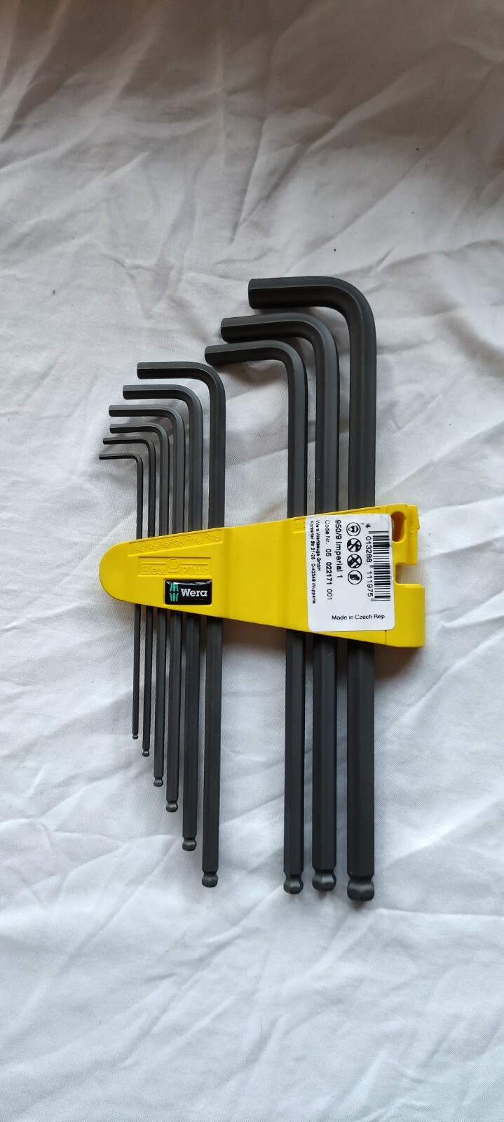 Wera 05022171001 Hex-Plus Hex Key Set 950 PKL/9 SZ N High Torque with ...