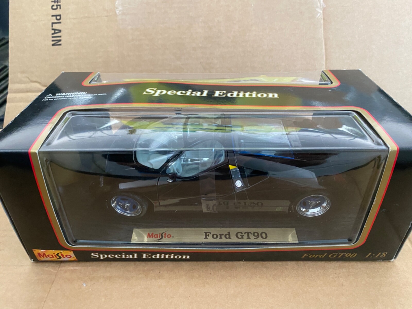 Maisto 1:18 Scale Black Ford GT90 Model Car | eBay