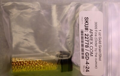 1 TROY OZ. REFINED PURE 24K GOLD .999+ FINE SHOT #96 | eBay