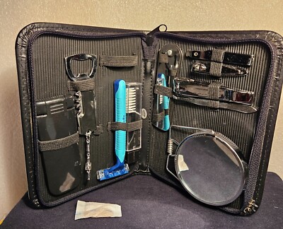 Well Stocked Travel Grooming Case with a Total of 10 pieces Hiking ...