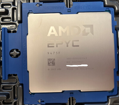 AMD EPYC TURIN SP5 ZEN5 9475F 48-Core 3.65GHz Processor CPU 100 ...