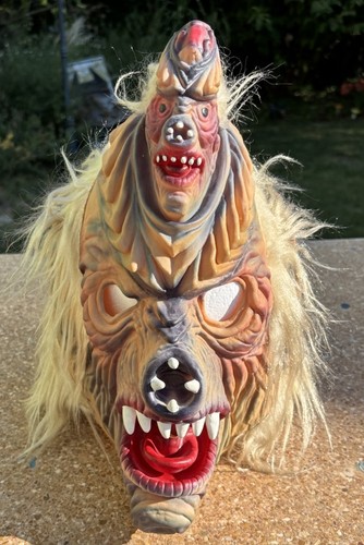 Vintage Topstone Inc Danbury Ct Rubber Halloween Two Headed Monster ...