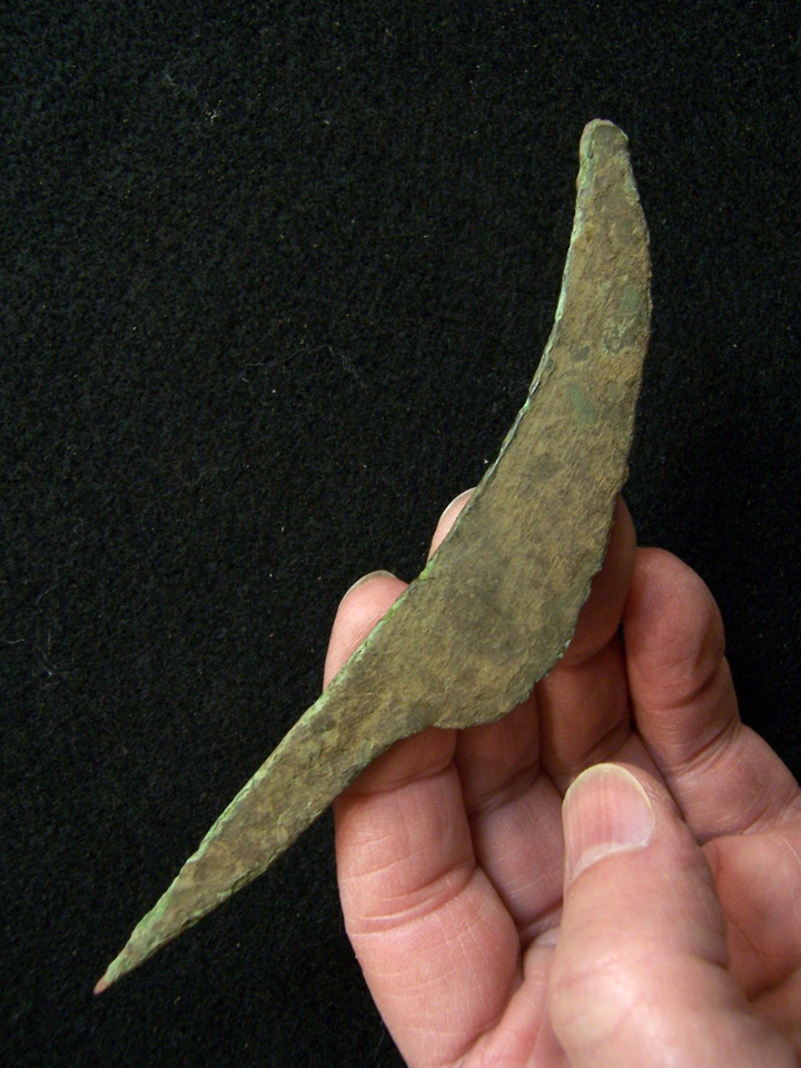 AUTHENTIC OLD COPPER CULTURE 5 3/8" TANG KNIFE FROM LANGLADE CO ...