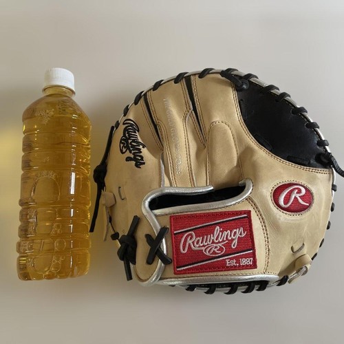 Rawlings Professional Right-Handed Leather Baseball Training Infield ...