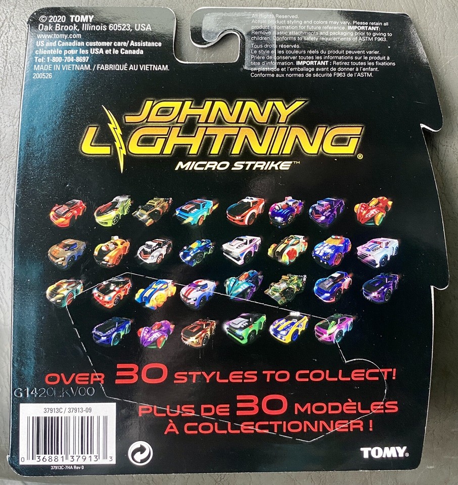 Johnny Lightning Micro Strike 3-Pack **Rare Chase “White Lightning ...