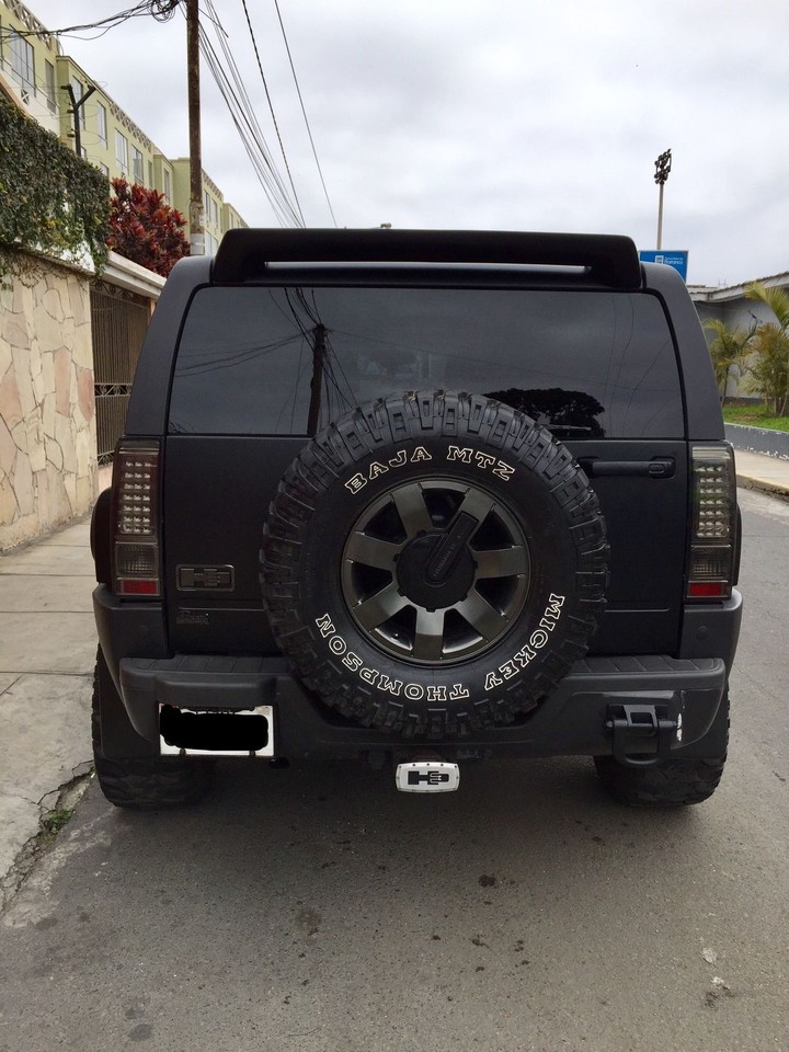 Fits: Hummer H3 2005-2010 Custom Rear Spoiler - Primer Finish - MADE IN ...