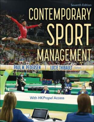 Contemporary Sport Management by Paul M Pedersen: New 9781718202993| eBay