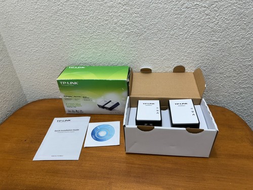 Set of Tp-Link Av500 Mini Powerline Adapter Kit TL-PA411KIT 500Mbps TL ...