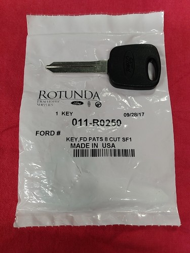 NOS Rotunda 011-R0250 Fits Ford Escape And Focus OEM Uncut Transponder ...