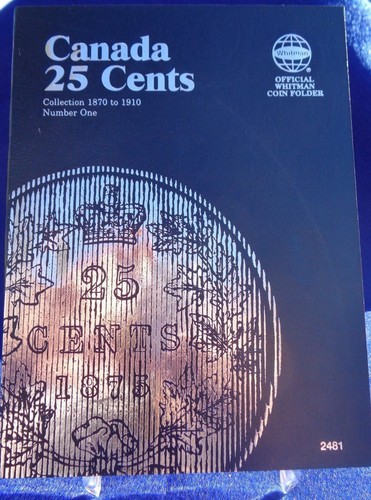 Whitman Canada 25 cents 1870 - 1910 Vol #1 Coin Folder, Album/Book | eBay