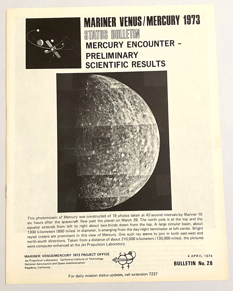 Mariner 10 Space Mission