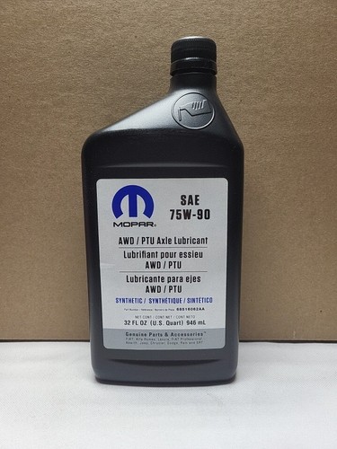 Genuine Mopar SAE 75W-90 AWD / PTU AXLE Lubricant 68516062AA | eBay