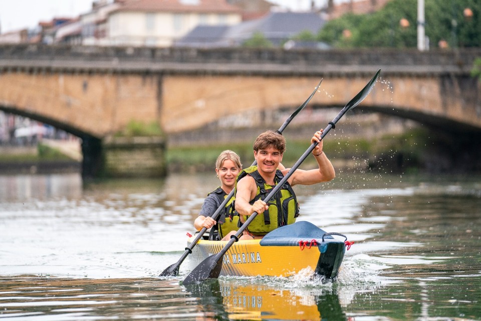 AQUA MARINA TOMAHAWK AIR-K 440 HIGH PRESSURE SPEED KAYAK CANOE 2 PERSON ...