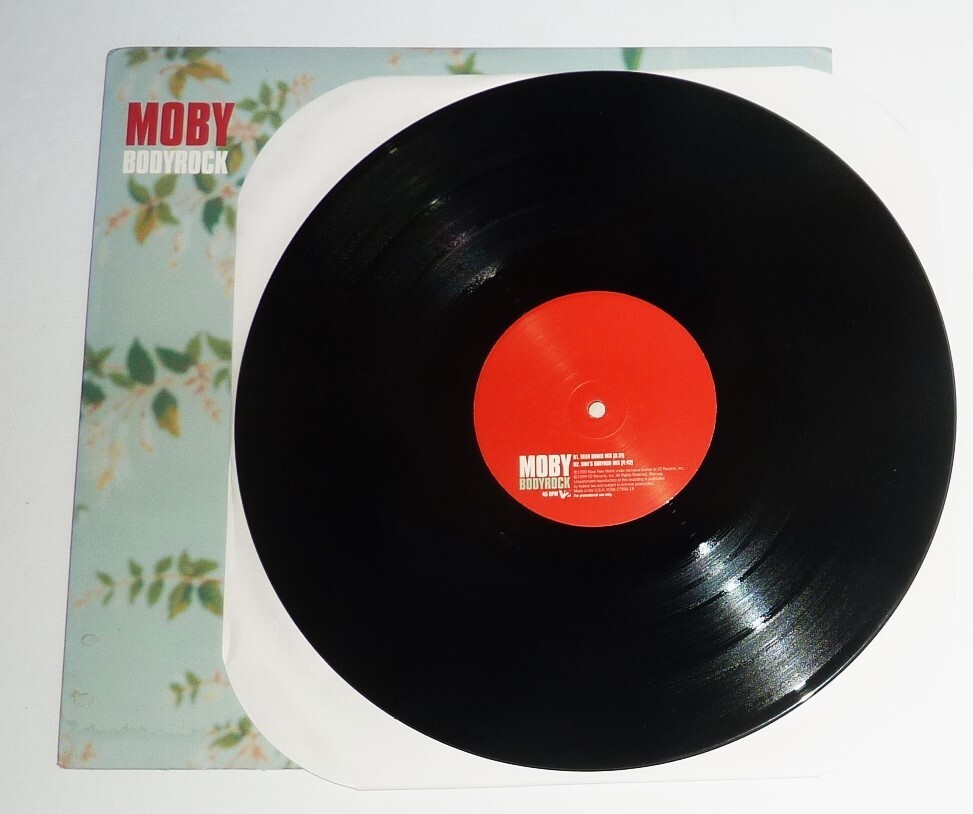 12" 45 RPM SINGLE by MOBY "BODYROCK" (1999) ELECTRONIC / V2-V2AB-27596 ...