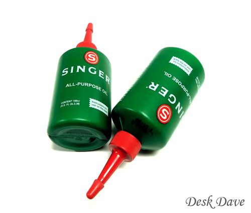 2 Quality SINGER All Purpose Sewing Machine Oil, S1209, 7.6 Fluid ...