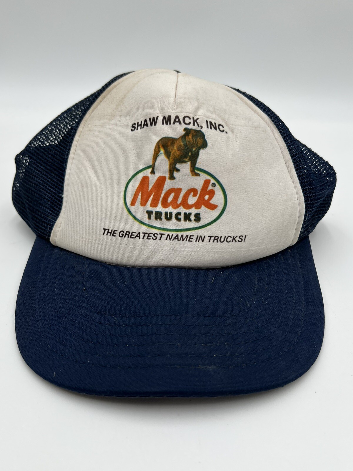 Vintage Mack Trucks Snapback Shaw Mack Inc Hat RARE C… - Gem