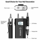 AIRSEE Rechargeable 30000RPM Electric Nail Drill Professional Assorted ...