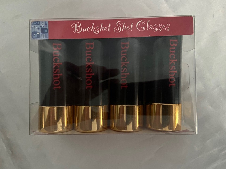 12 gauge shotgun shell shot glasses Set Of 4 New | eBay