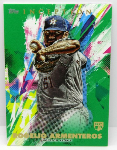 Topps 2020 Inception Green Parallel Rogelio Armenteros Astros RC Rookie ...