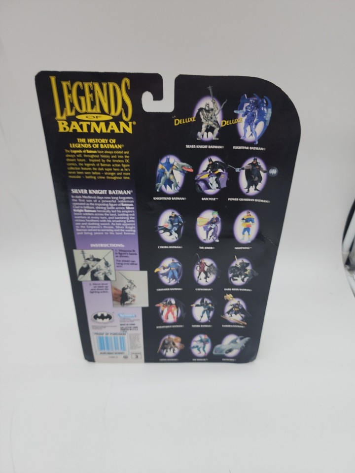 1995 Kenner, Legends of Batman Silver Knight Batman Deluxe Collection ...